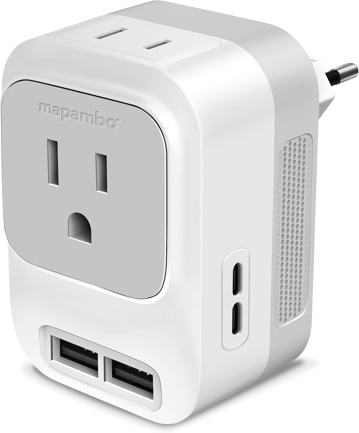 Amazon.com: European Travel Plug Adapter, International Power Adapter ...