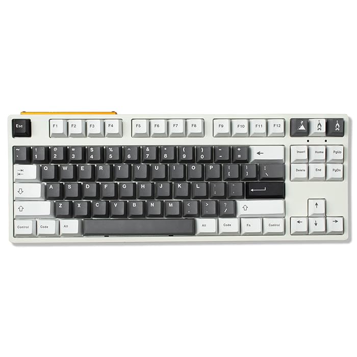 Buy Sumgsn Volcano Ash Keycaps 129 Keys PBT Dye-Sub Cherry Profile Grey ...