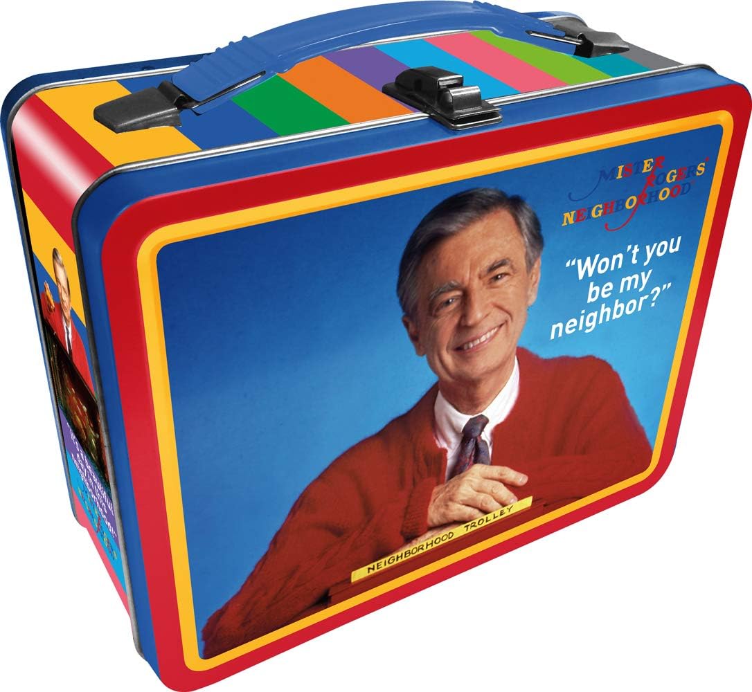 AQUARIUS Mister Rogers Fun Box - Sturdy Tin Storage Box with Plastic ...