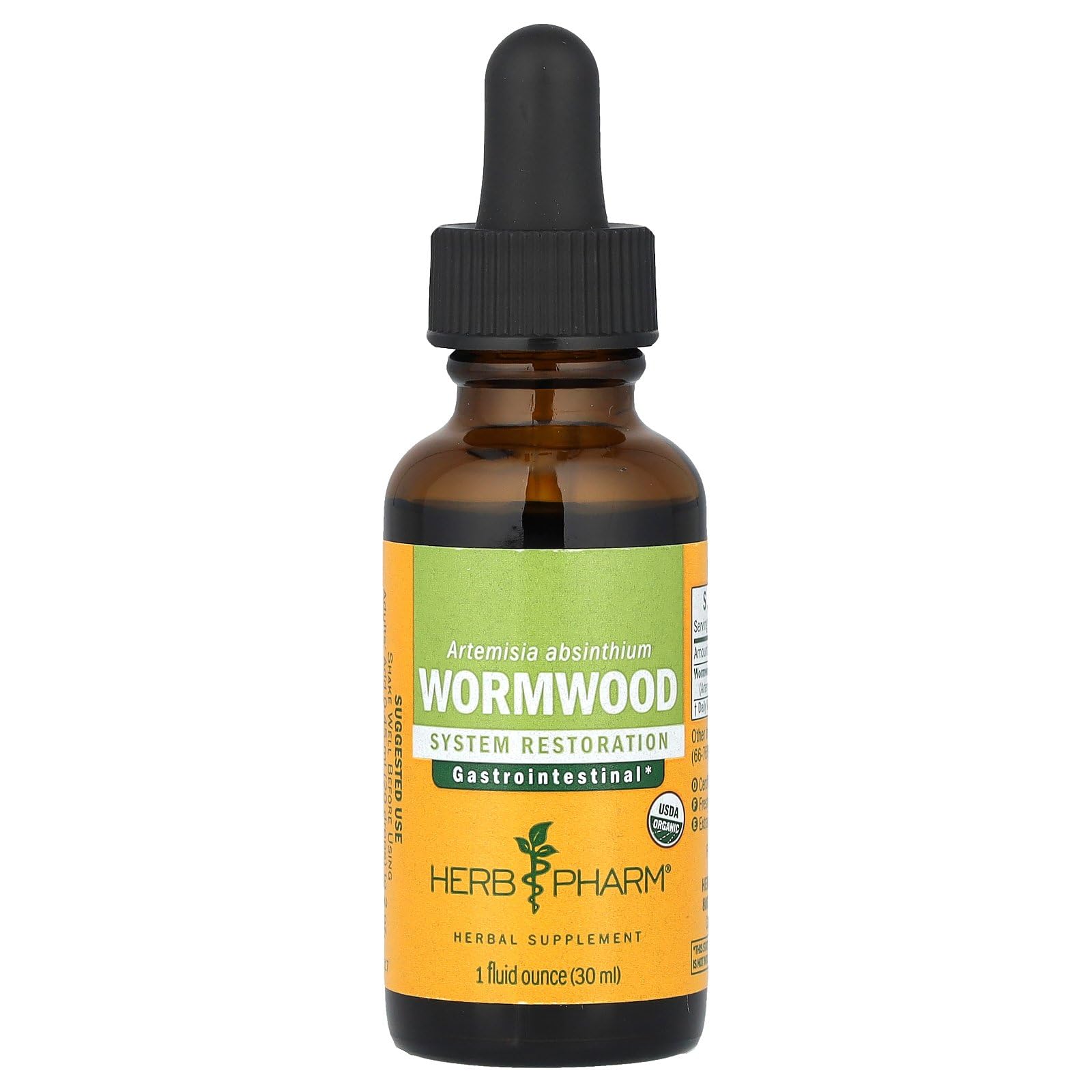 Amazon.com: Herb Pharm Certified Organic Wormwood Liquid Extract for ...