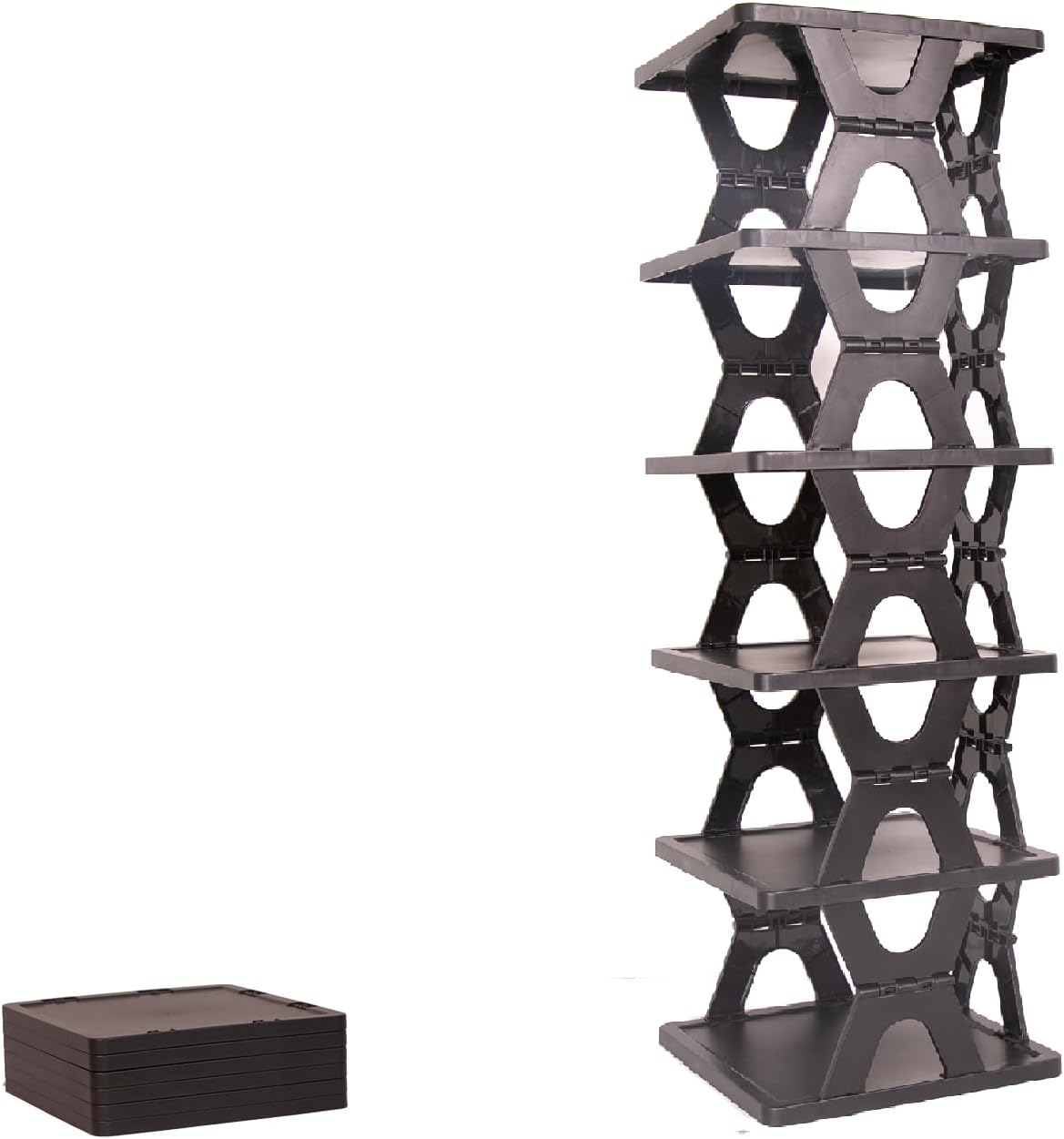 Amazon.com: VIKINGS PANDA 6 Tier Vertical Shoe Rack, Foldable Shoe Rack ...