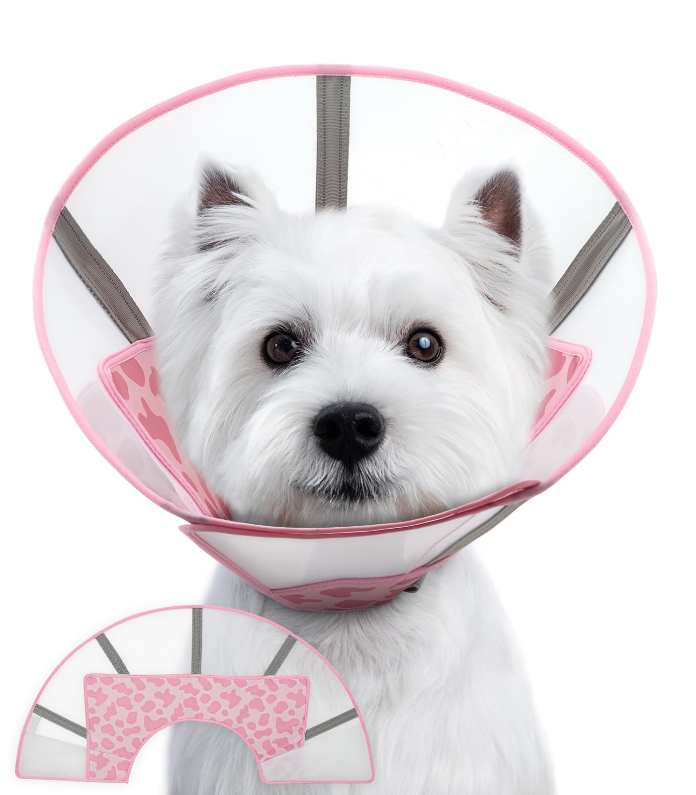 Amazon.com : Soft Dog Cone for Dogs After Surgery, Adjustable Dog Cones ...