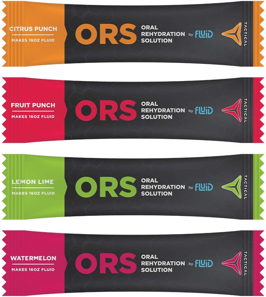 Amazon.com: Fluid Tactical - ORS (Oral Rehydration Solution), Recover ...