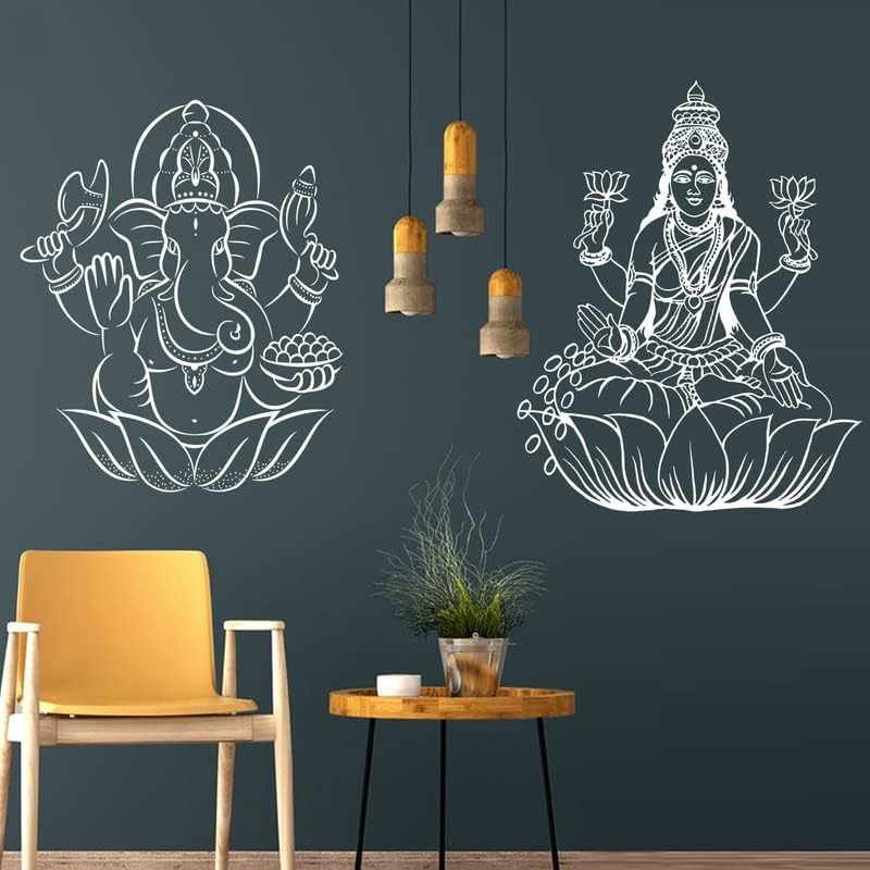 ARandNJ Stencils for Wall Painting Pack of 1 (Size:- 16X24 Inch ...
