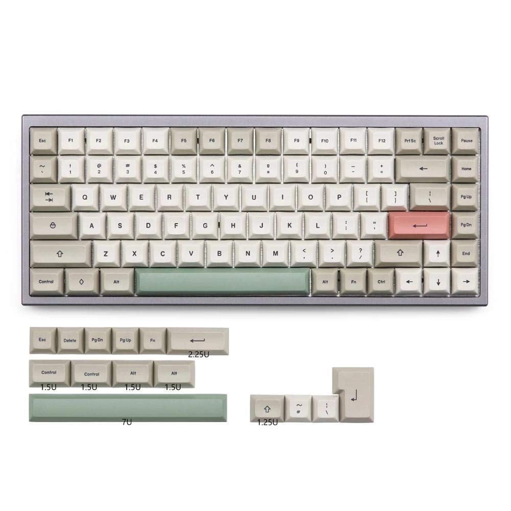 Buy Keyboard keycaps KEYCAPS SET Dye-subbed 99 Keys For Mechanical ...