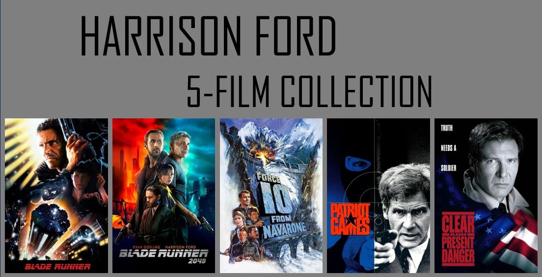 Amazon.com: Harrison Ford 5-Movie DVD Collection: Blade Runner (The ...