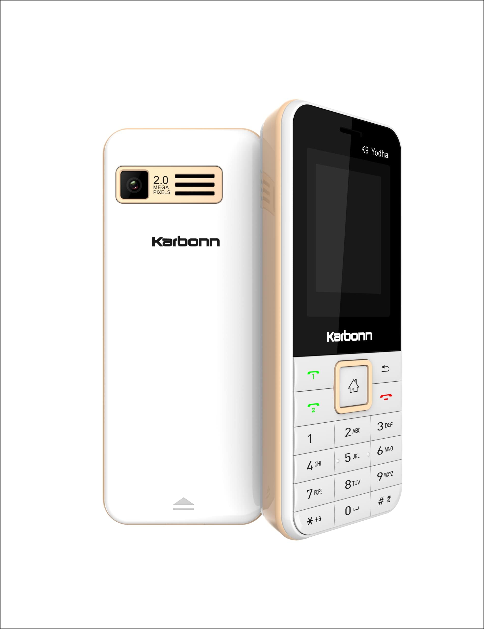 Karbonn K9 Yodha Dual GSM Sim Keypad Mobile with 2500mah Battery 32MB Boombox Speaker Wireless ...