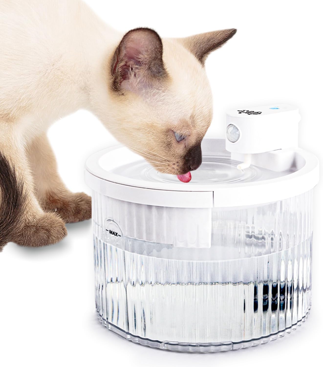 Amazon.com : Boxiristar Cat Water Fountain Wireless Pet Fountain ...
