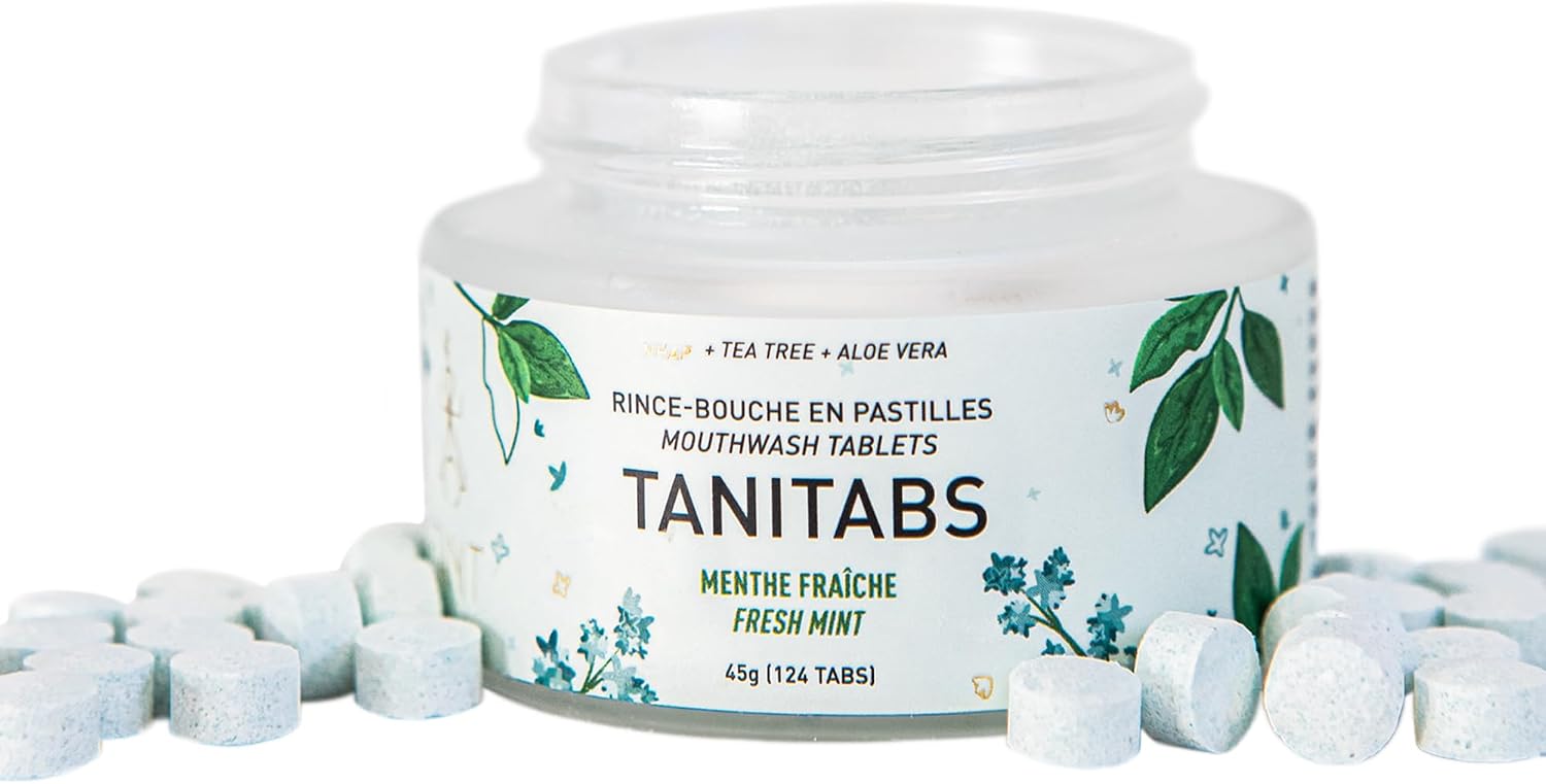 TANIT Portable Chewable Mouthwash Tablets for Fresh Breath