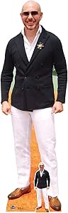 STAR CUTOUTS CS933 Pitbull (Rapper) Lifesize Cardboard Cutout With Free ...