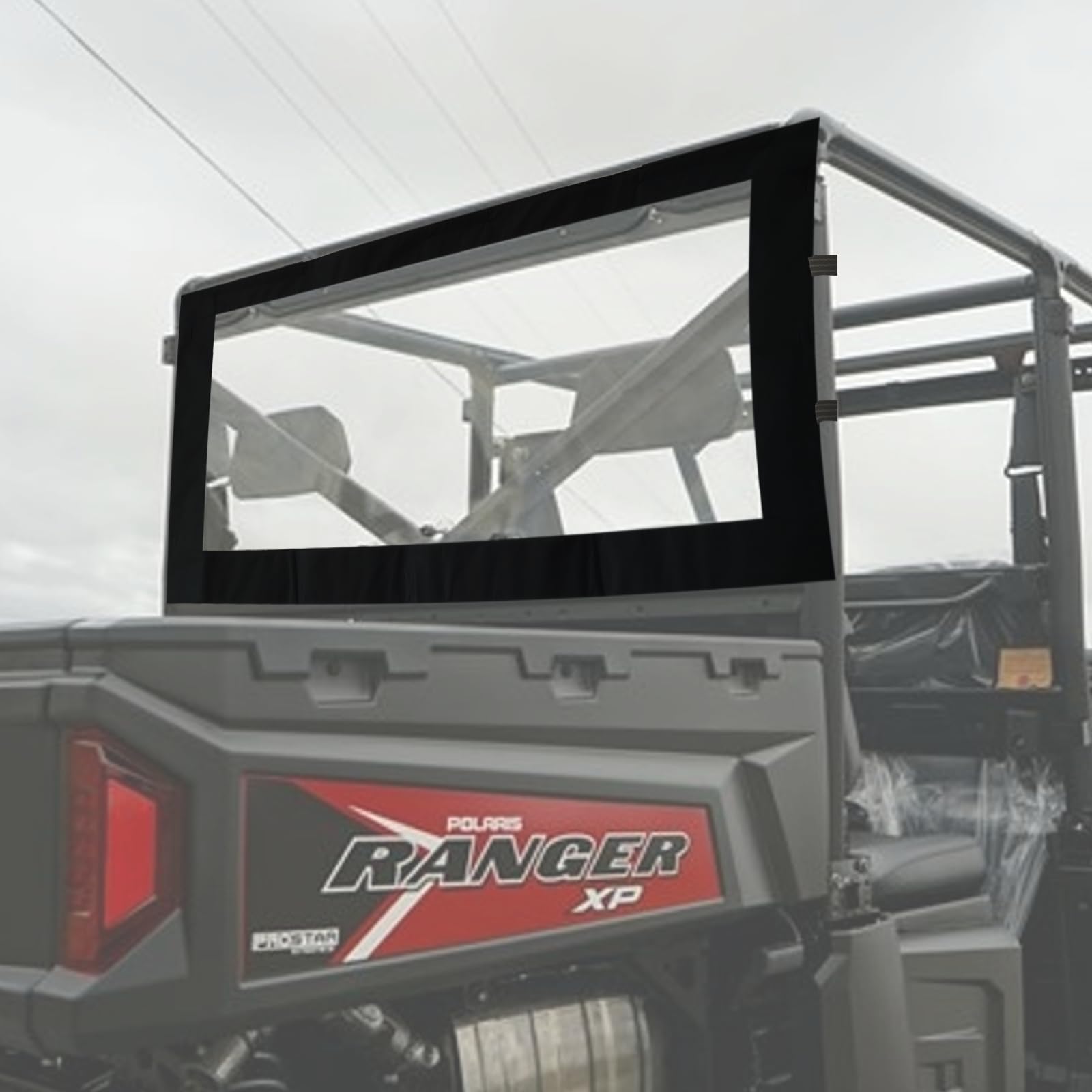 Amazon.com: QYMOTO Polaris Ranger 1000 Rear Window 900 1000 XP Crew ...