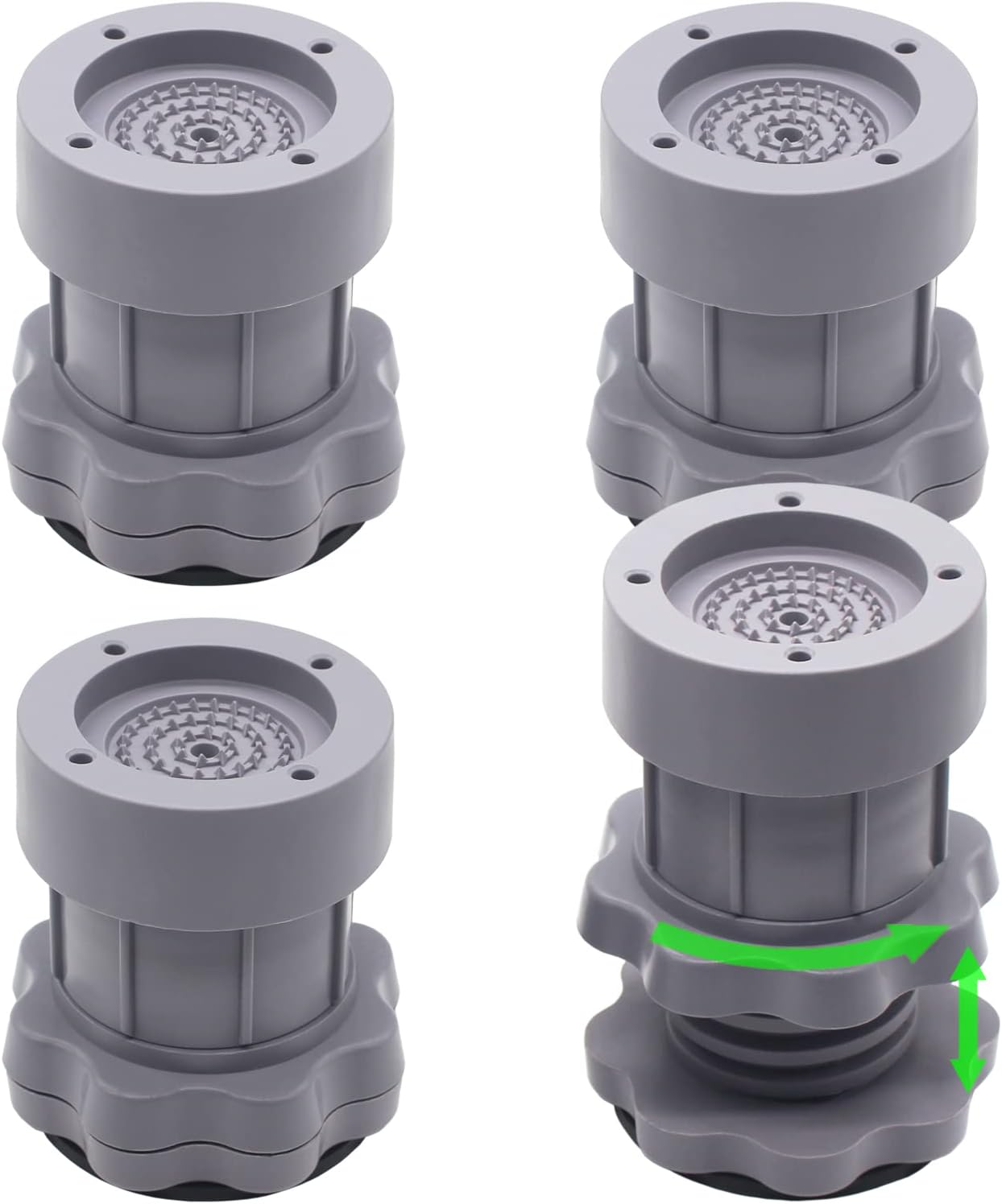 Amazon.com: HANIHUA 4 Sets Furniture Bed Risers 3 Inch Washing Machine ...