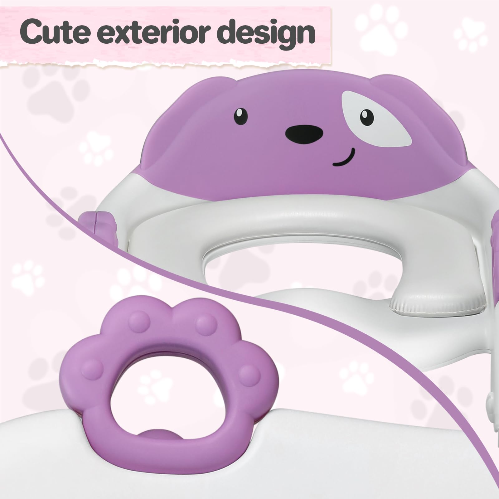 Snapklik.com : 2 In 1 Potty Training Toilet Seat & Toddler Step Stool ...
