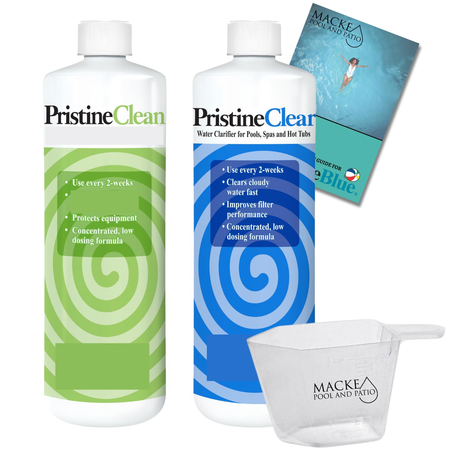 Amazon.com : Pristine Clean and Pristine Clear Bundle, Both 32oz Bottles : Patio, Lawn & Garden