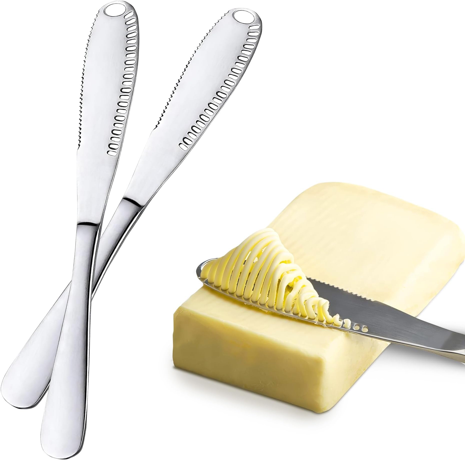 Amazon.com | Better Butter Spreader, Stainless Steel: Butter Knives
