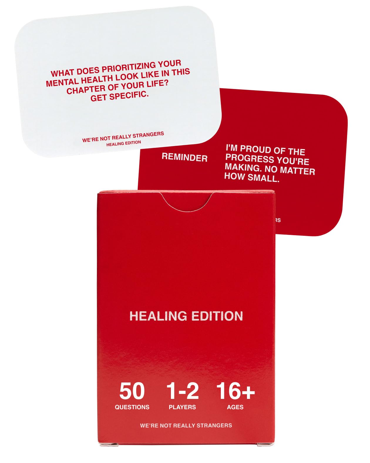 Amazon.com: WE'RE NOT REALLY STRANGERS Healing Edition Card Game – 50 ...