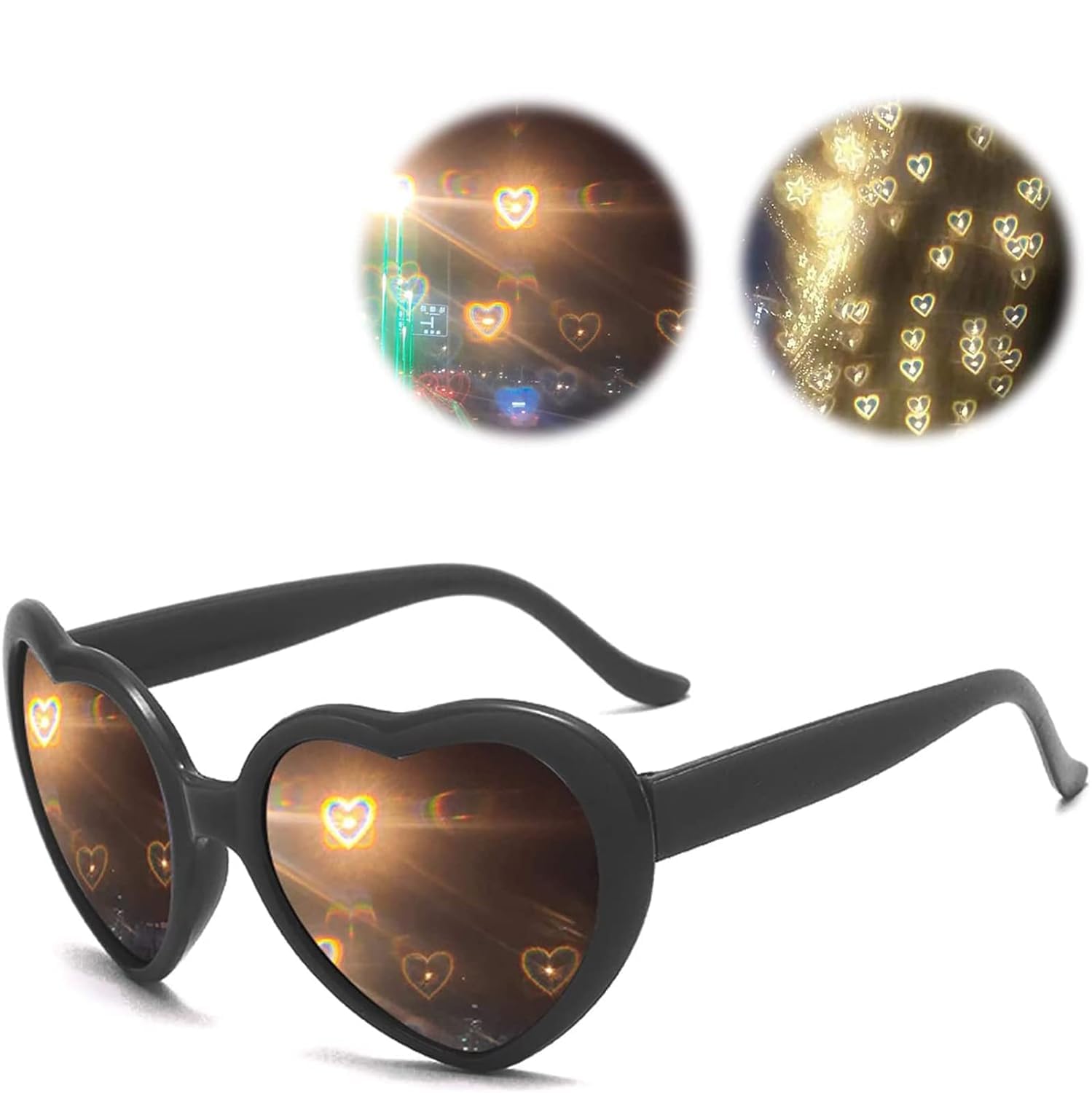 My HomesWorld Heart Effect Diffraction Glasses - See Hearts! Heart ...