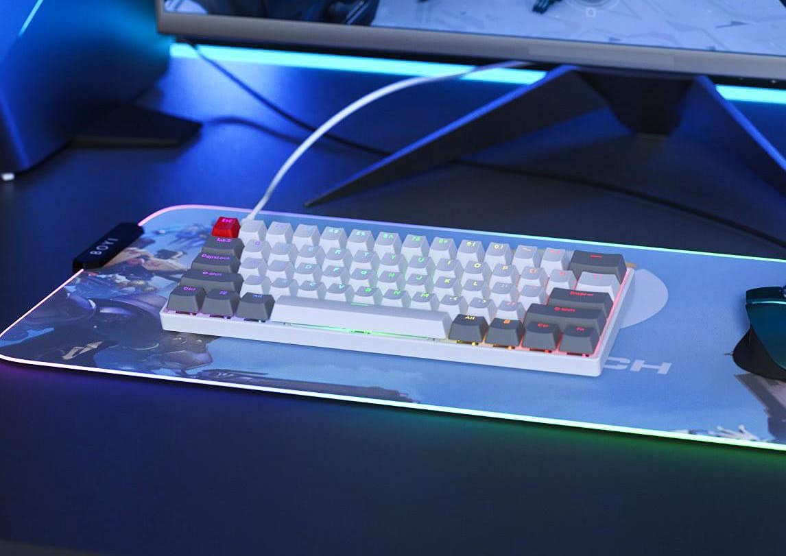 Buy BOYI Wired 60% Mechanical Gaming Keyboard,Mini RGB Cherry MX Switch ...