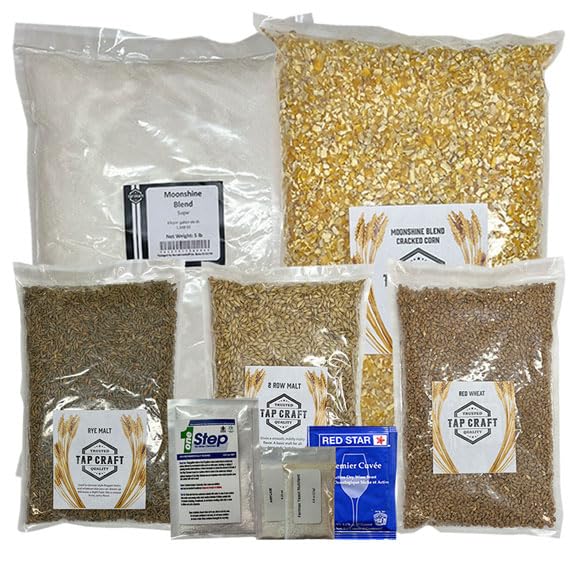 Amazon.com: Tapcraft - Complete Corn, Barley, Rye and Wheat Whiskey ...