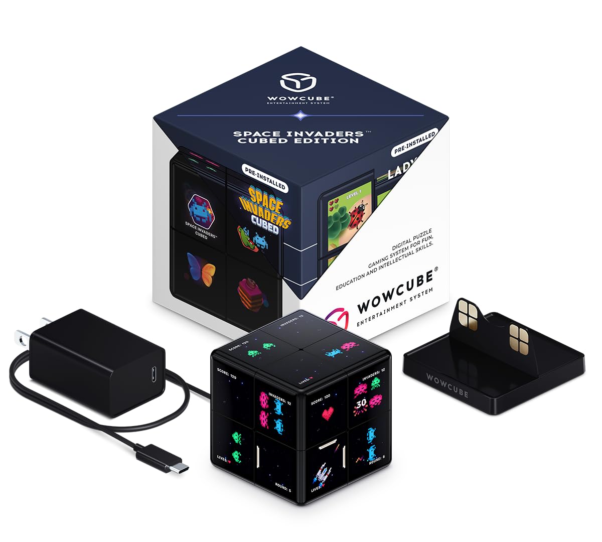 Amazon.com: WOWCUBE (1.0 System Space Invaders™ Cubed Edition ...