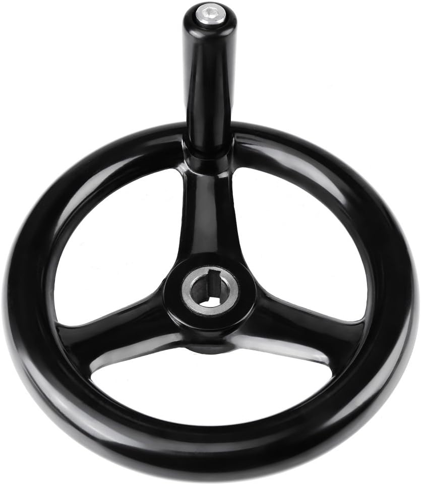 3 Spoke Hand Wheel Hand Crank Handle with Revolving Handle for Milling ...