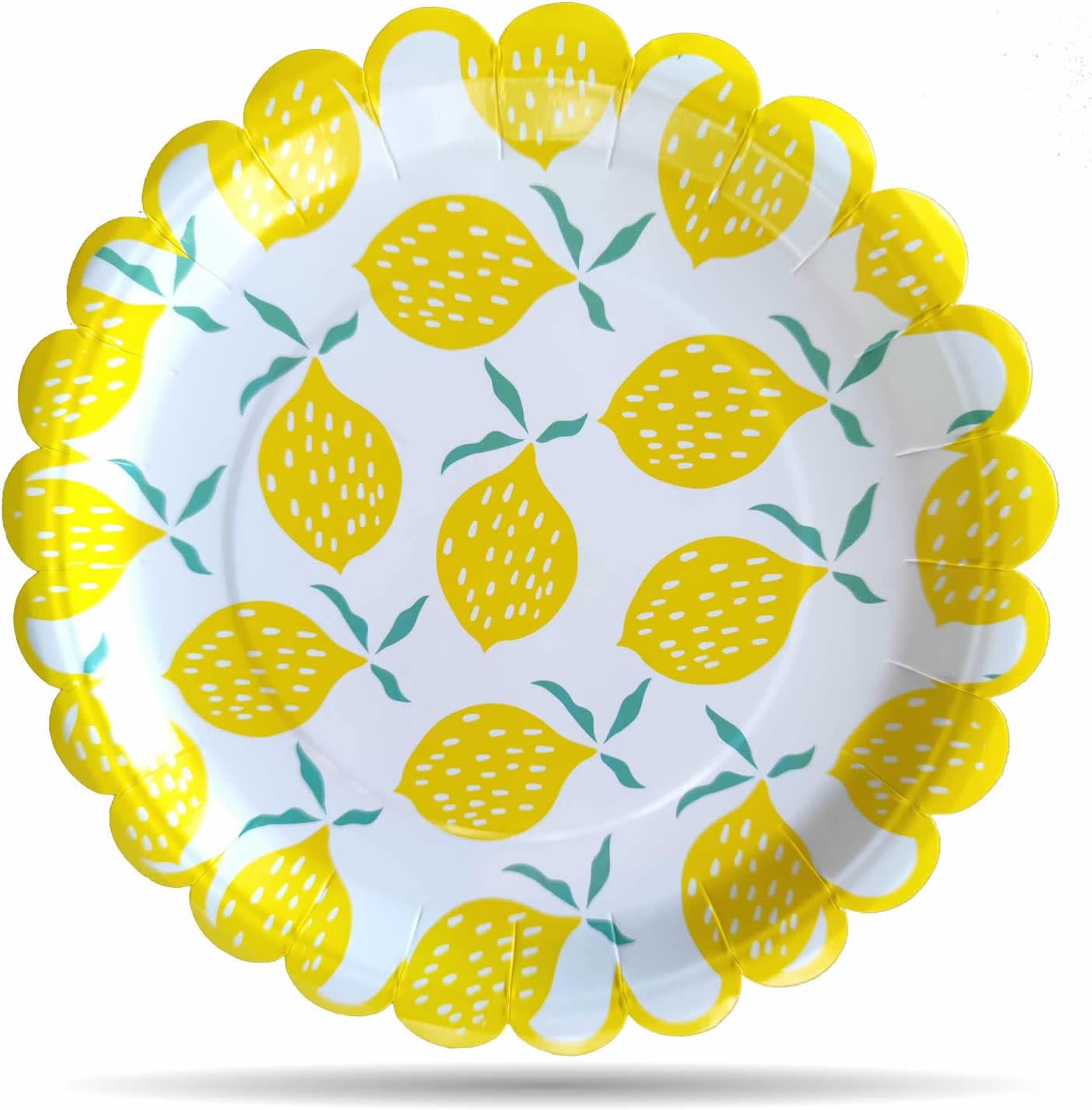 Amazon.com: Generic 50 Lemon Disposable Paper Dinner Plates (7" Plate ...