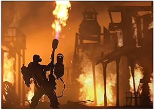 Amazon.com: Displate Official Team Fortress 2 Metal Poster Magnetic ...