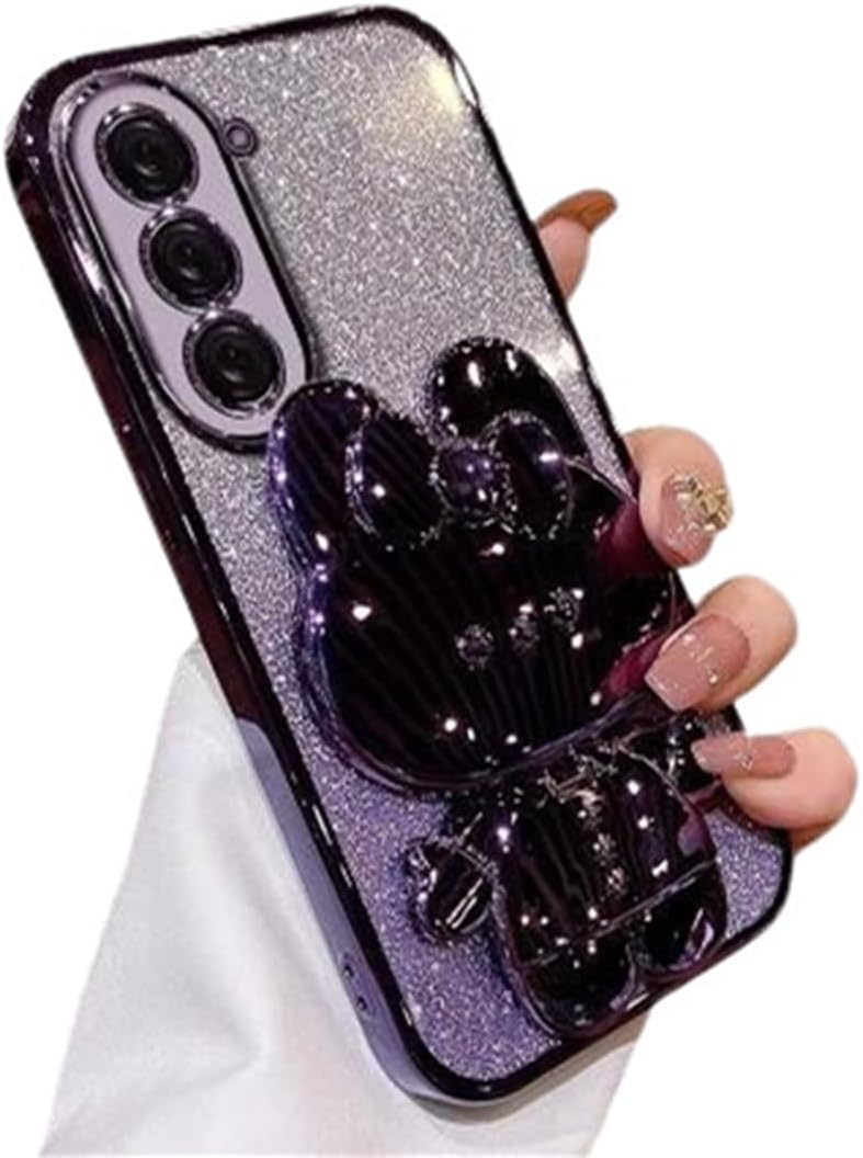 Amazon.com: for Samsung Galaxy S24 Fe Case Cute Hidden Mirror Kickstand,S24 FE Phone Case Slim ...