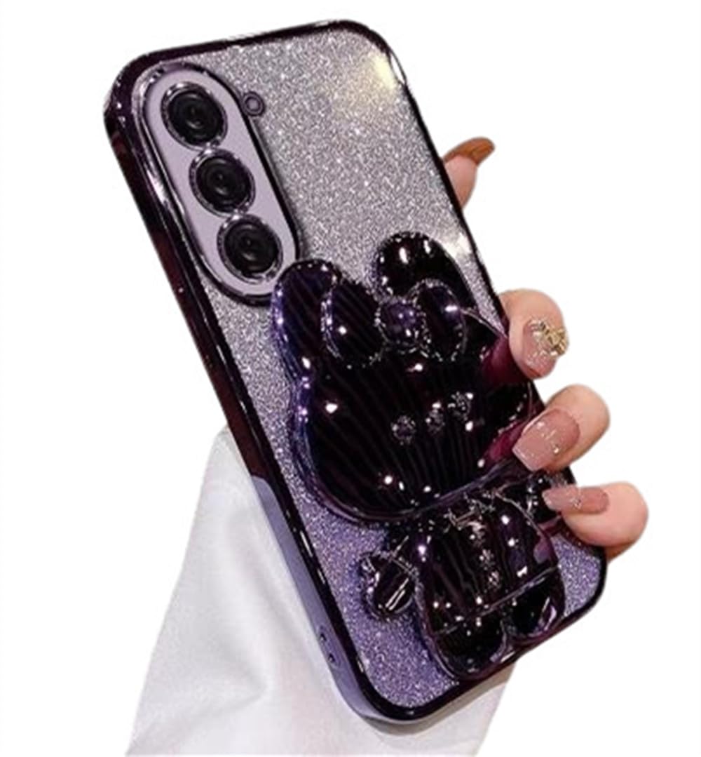 Amazon.com: for Samsung Galaxy S24 Fe Case Cute Hidden Mirror Kickstand,S24 FE Phone Case Slim ...