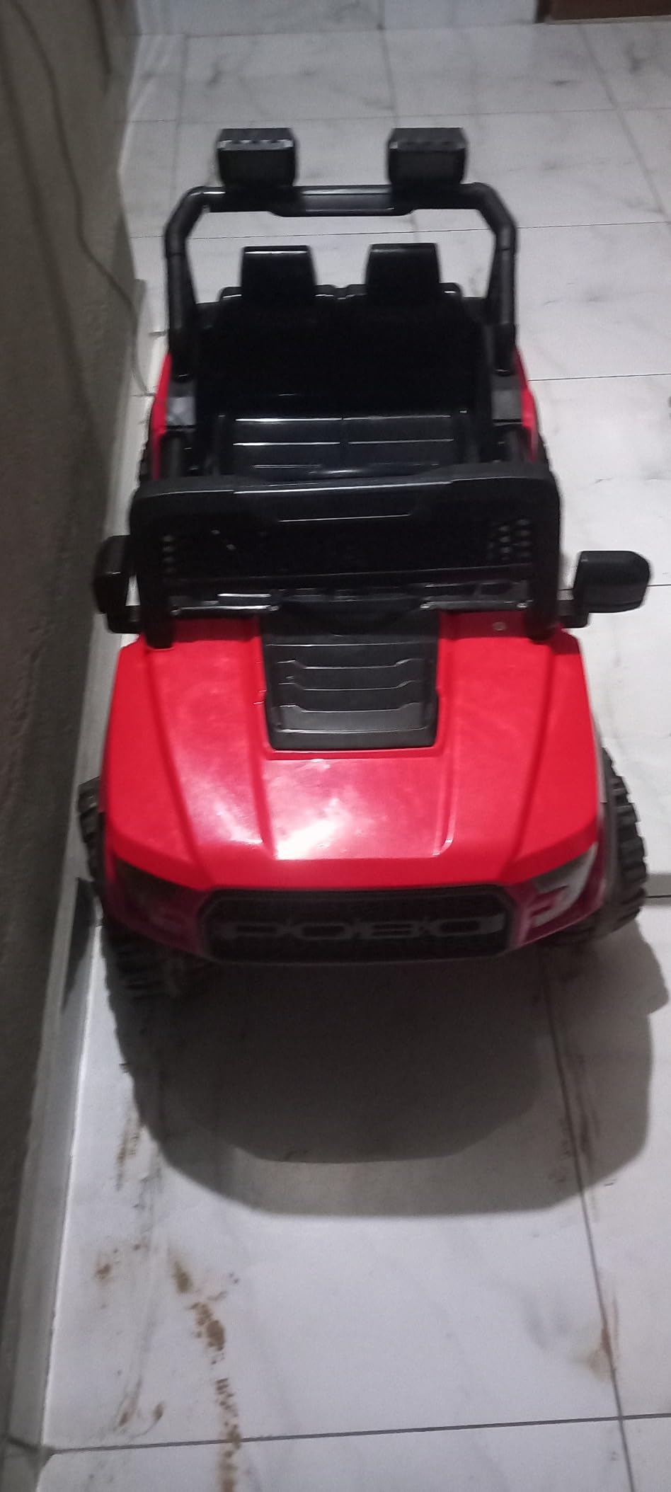 Buy LETZRIDE Pobo Battery Car for Kids | Battery Operated Big Size Car ...