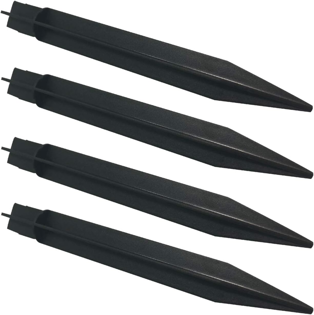 Amazon.com : New Huing 4 PCs Plastic Spikes Solar Torch Lights ...