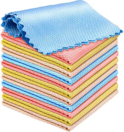 Amazon.com: 8 Pack Fish Scale Streak Free Miracle Cleaning Cloth ...