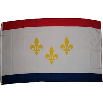 Amazon.com : City of NEW ORLEANS FLAG, 3'x5' state louisiana : Other ...