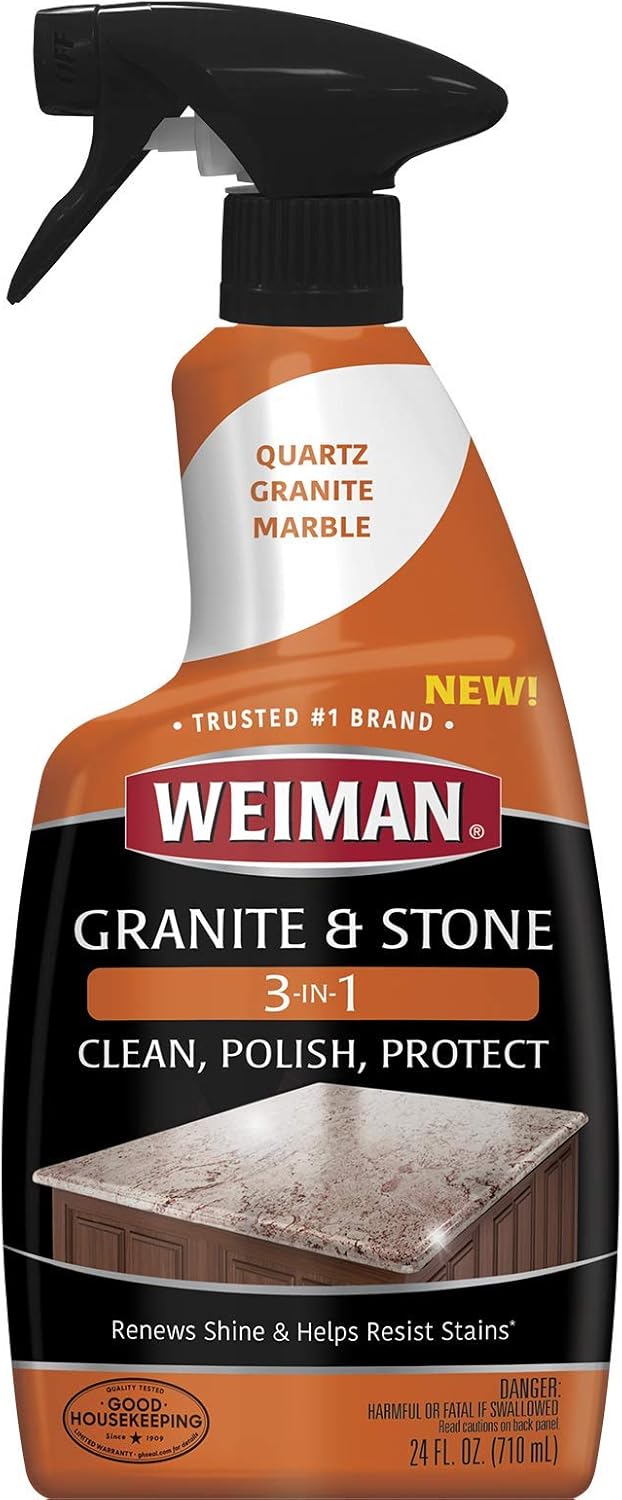 Amazon.com: Granite Stone Clean, Polish and Protect - 24 Ounce - Streak ...