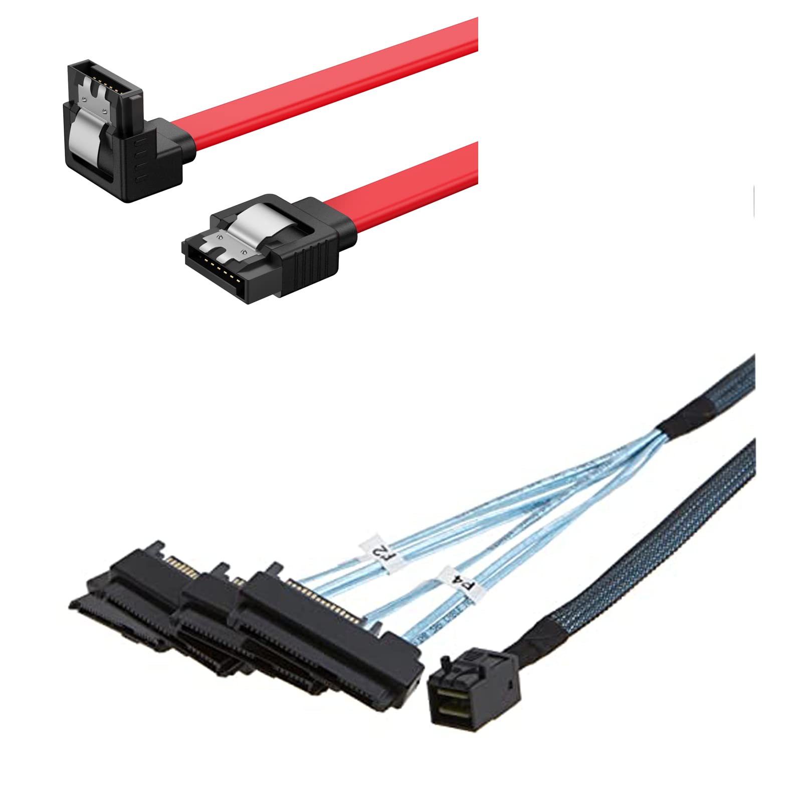 Amazon.com: CableCreation SFF-8643 to SFF-8482 Cord 1.6FT Bundle with ...