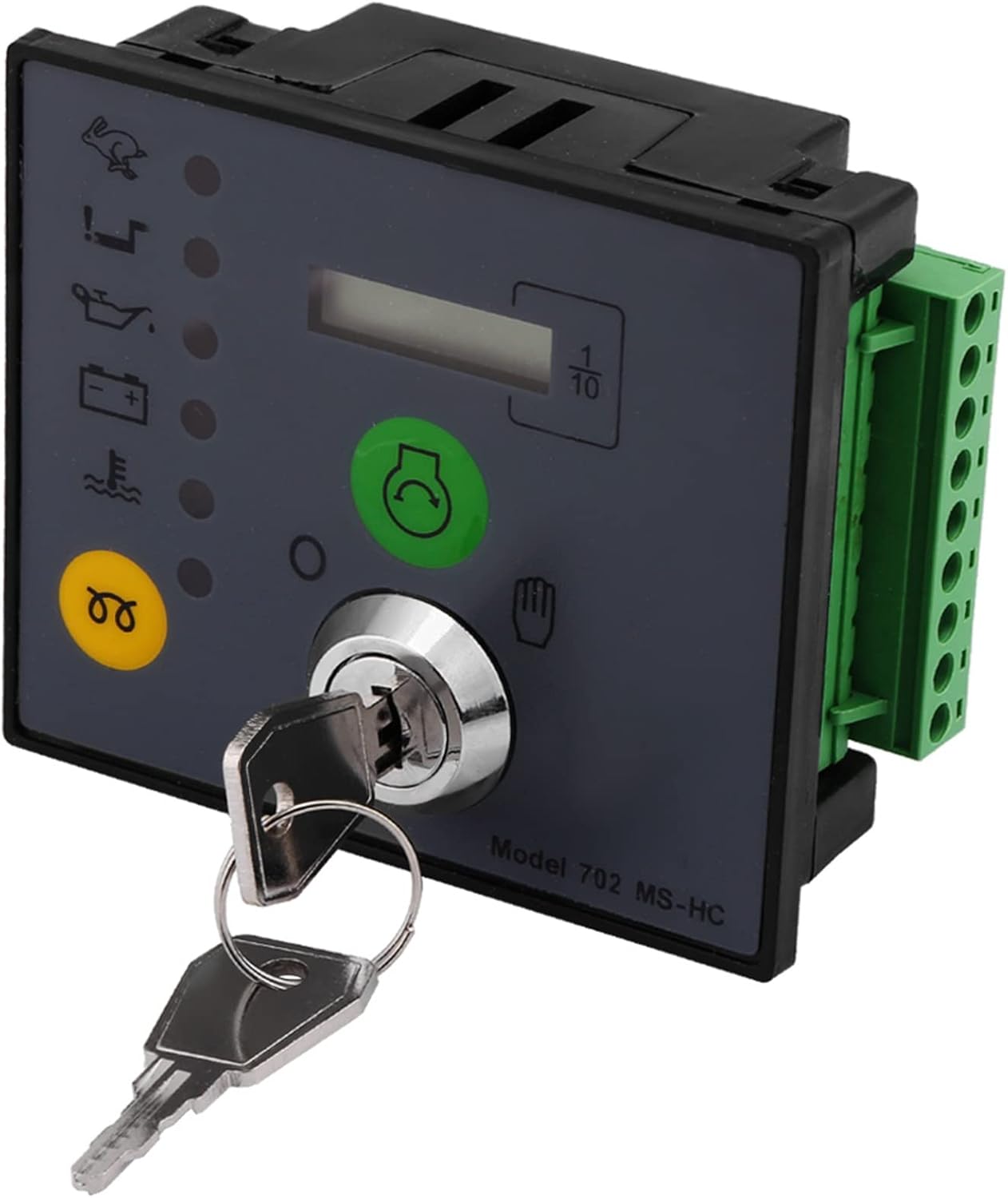 Amazon.com : Kaufpart Manual Start Generator Controller Board Panel - 702 MS-HC - with Keys ...