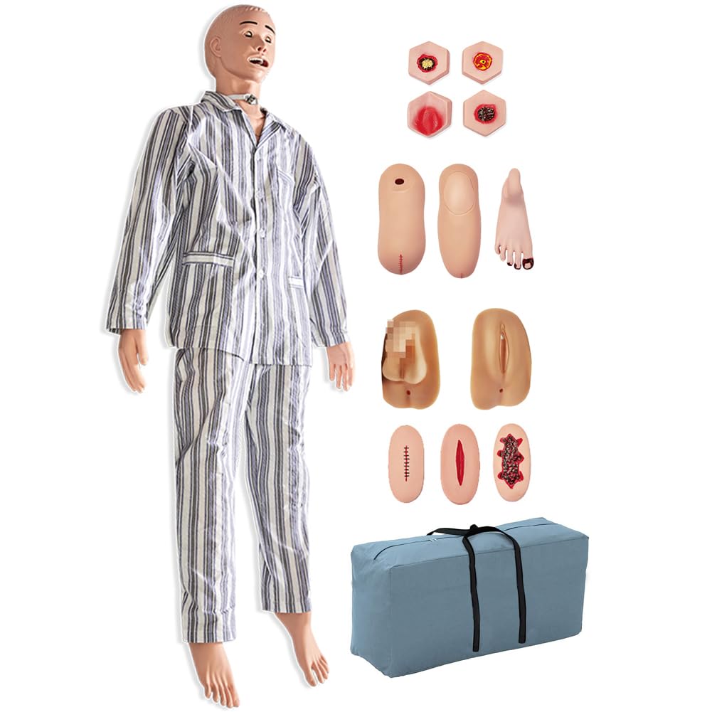 Amazon.com: DRXRD Life Size Patient Care Manikin Nursing Mannequins ...