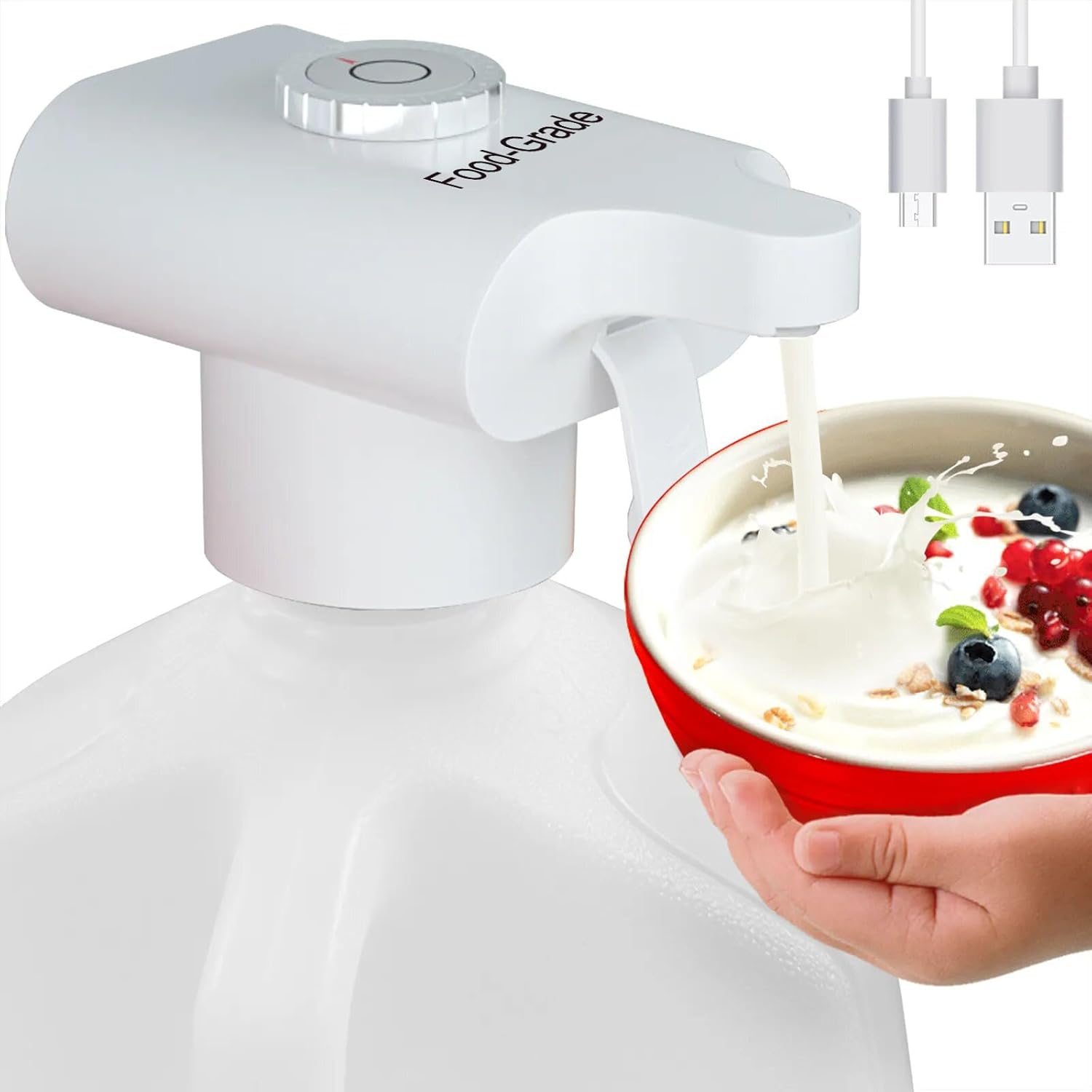 Amazon.com: Automatic Drink Dispenser, Milk Dispenserfor Fridge Gallon ...