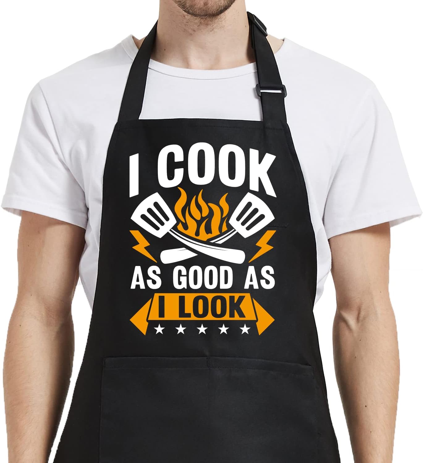 Amazon.com: Cooking Gifts for Men, Funny Aprons for Women with Pockets ...