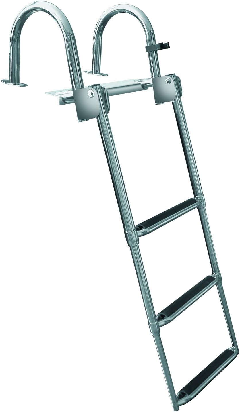 Amazon.com: JIF Marine 3 Step Premium Rear Entry Ladder, Stainless ...