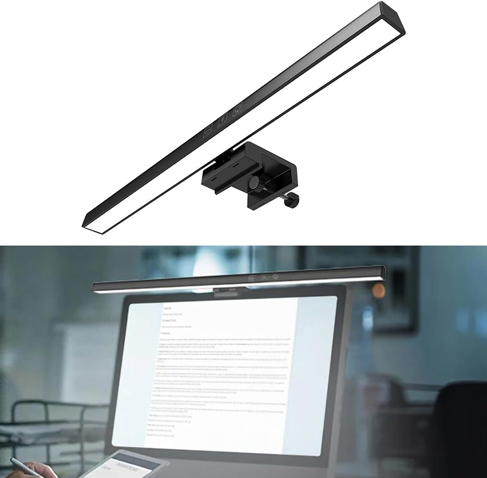 GoodTool Laptop Monitor Light Bar, 3 Color Monitor Led Lights(3000/4000 ...