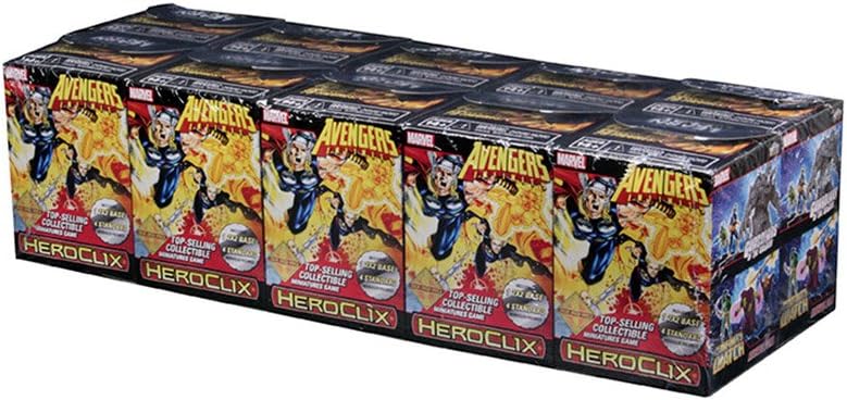 Amazon.com: Marvel HeroClix: Avengers Infinity Colossal Booster Brick ...