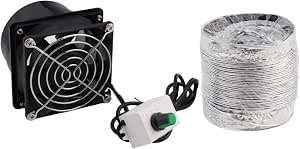 Amazon.com: Smoke Exhaust System Duct Fan, Range Hood Exhaust Fan ...