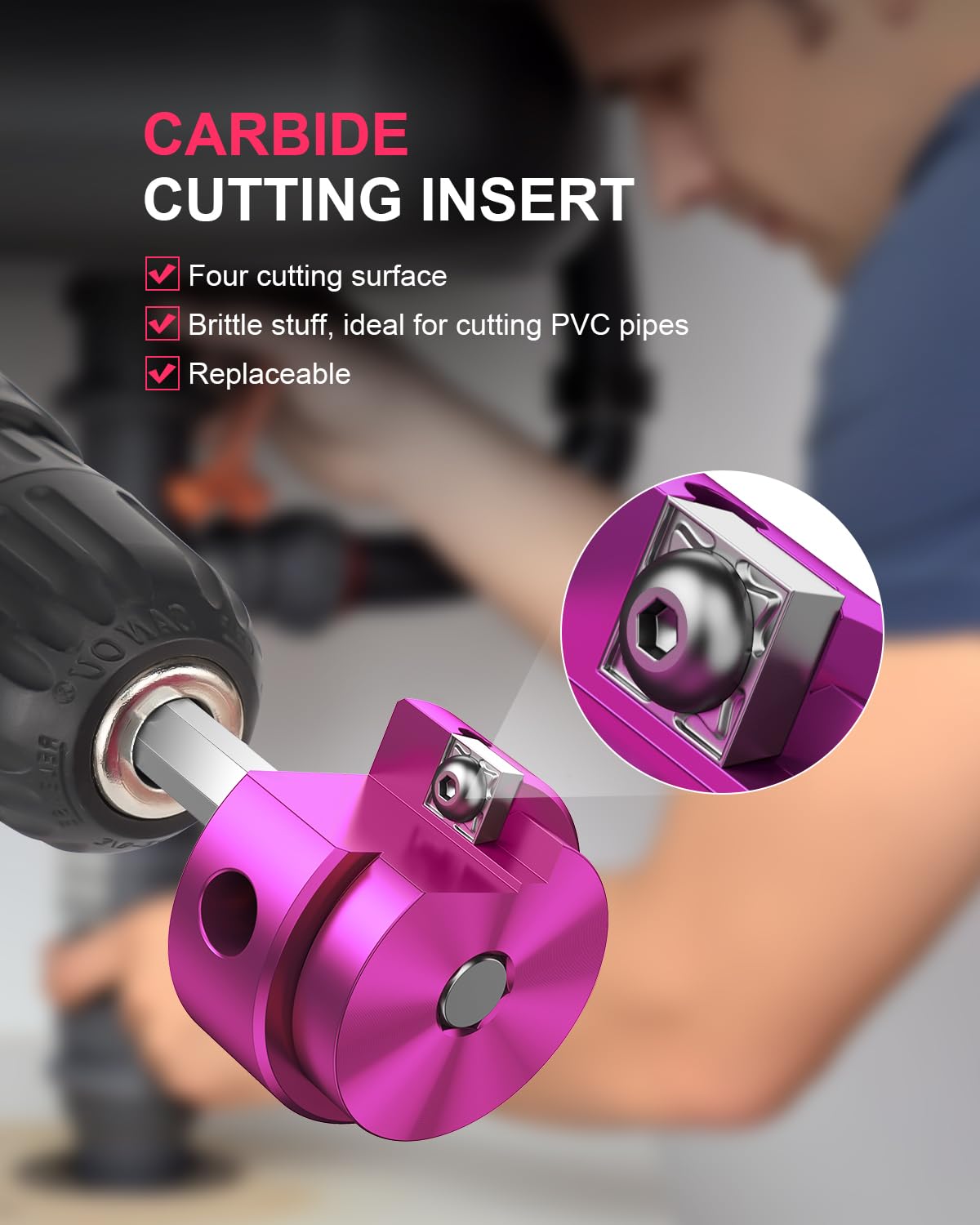 Snapklik.com : 4 Inch PVC Pipe Reamer, PVC Fitting Saver For SCH 40 ...