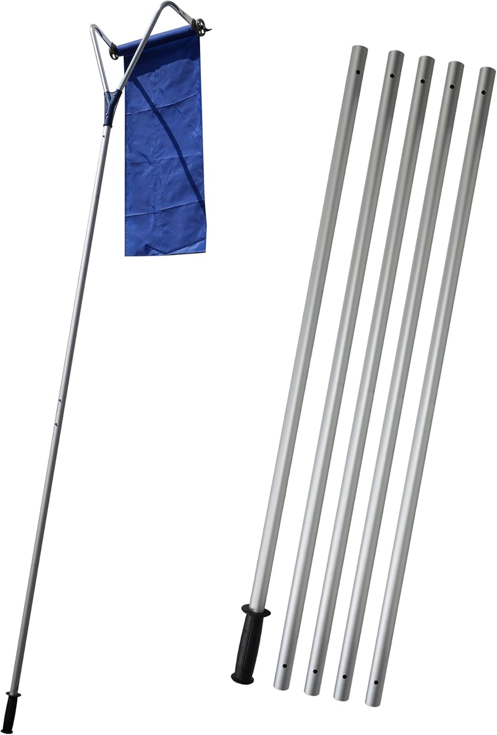 Amazon.com : Adjustable Snow Roof Rake - 9-21ft Telescoping Pole, Non ...