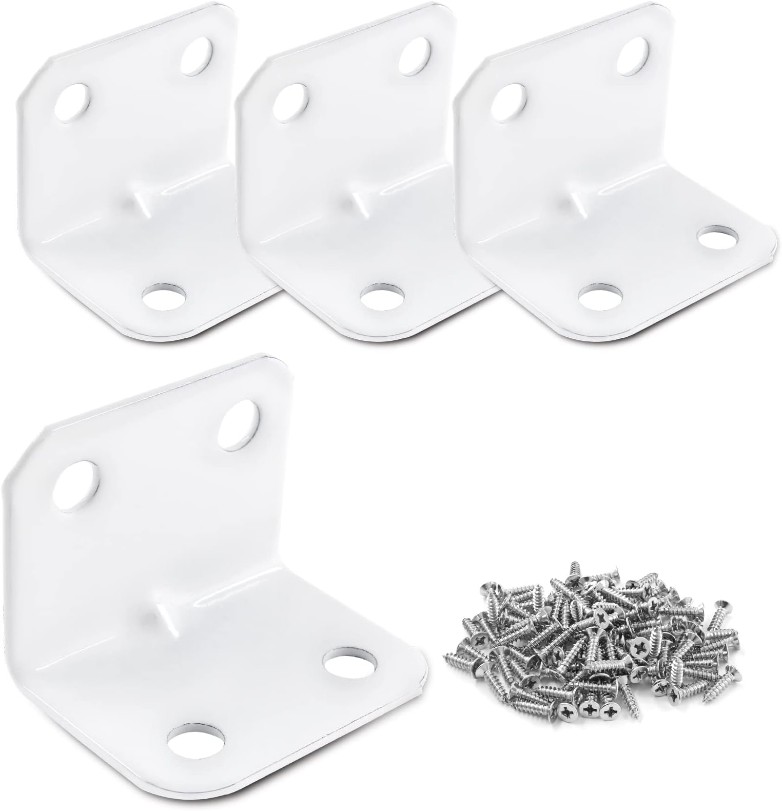 Amazon.com: Metal L Shape Door Window Shelf Corner Brace Right Angle ...