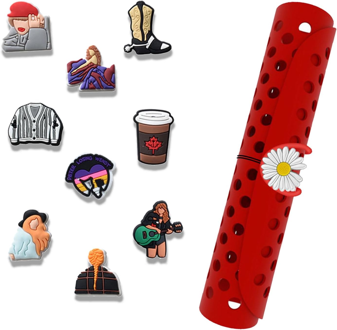 Amazon.com: 30 PCS Tayl Singer Croc Charms,Shoe Charms Organizer and ...
