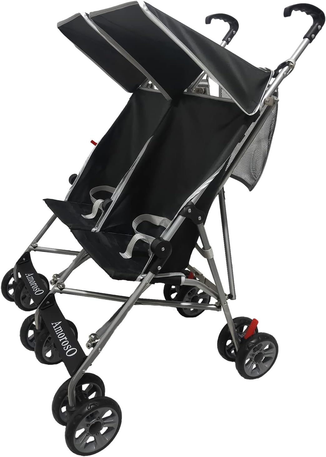 Amazon.com : Delta Children LX Side by Side Tandem Umbrella Stroller ...