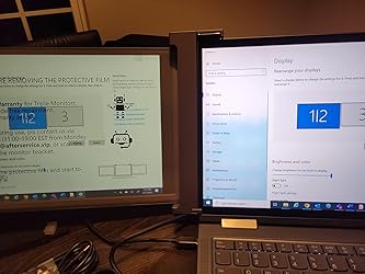 Amazon.com: FOPO 14" Laptop Screen Extender Monitor Portable, Quad ...