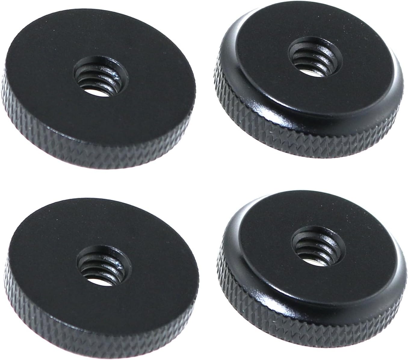 Amazon.com : MEETOOT 4PCS 1/4'' Aluminum Alloy Female Thumb Wheel Lock ...